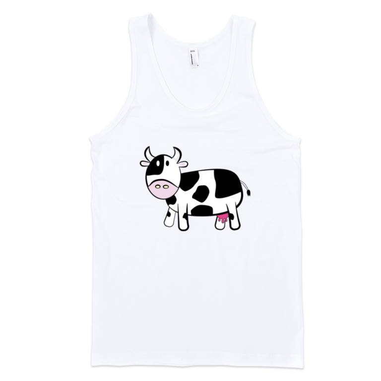 Cow Fine Jersey Tank Top Unisex – iTEE