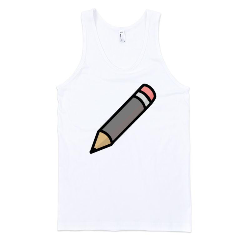 Pencil Fine Jersey Tank Top Unisex – iTEE