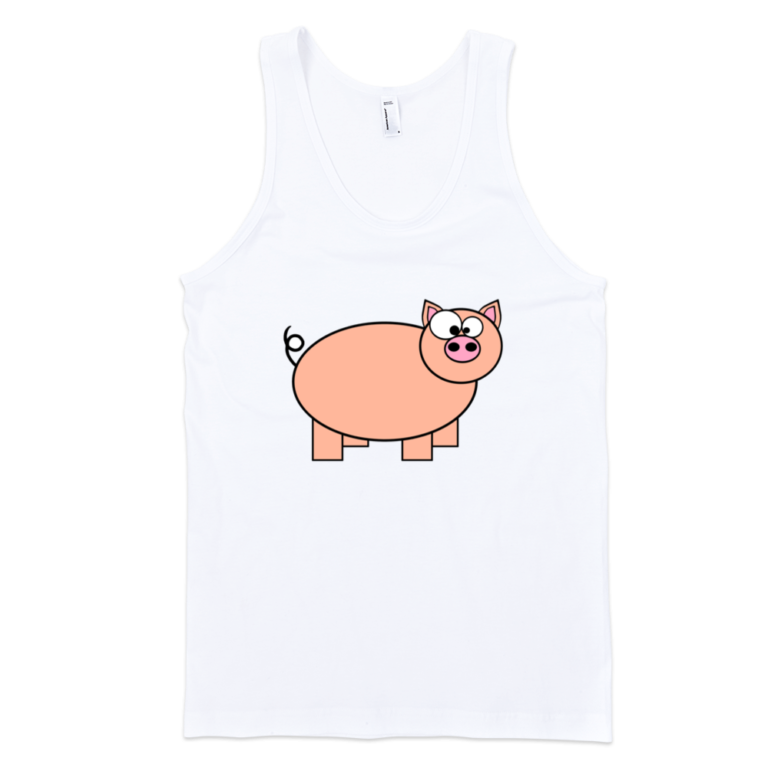 Pig Fine Jersey Tank Top Unisex – iTEE