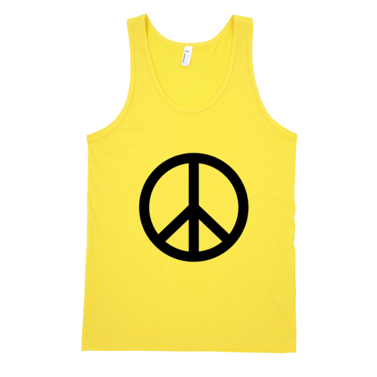 Peace Symbol Fine Jersey Tank Top Unisex – iTEE
