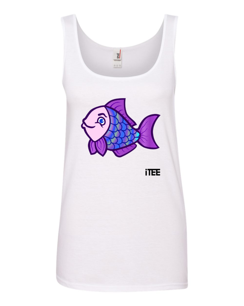 Fish Ladies Missy Fit Ring-Spun Tank Top – iTEE